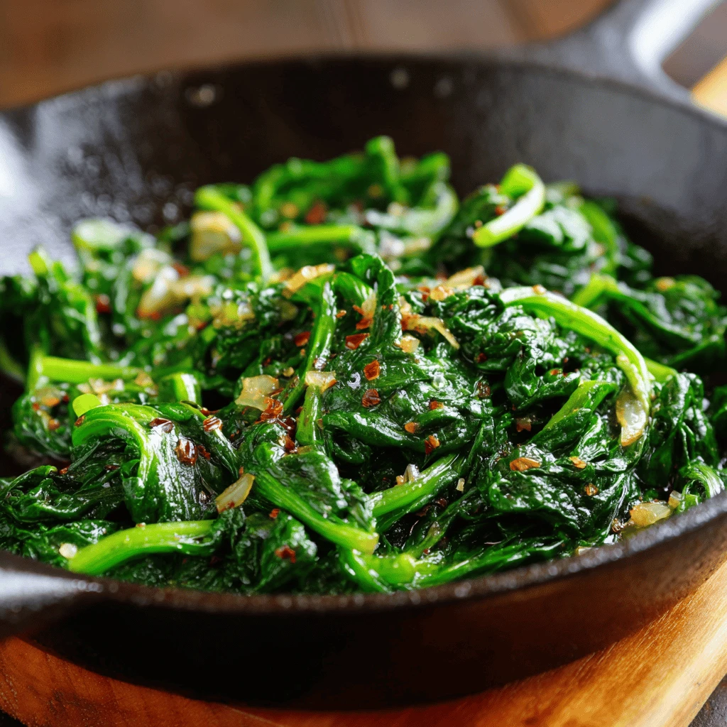 Garlic Butter Sautéed Spinach: A Quick & Delicious Side Dish ...