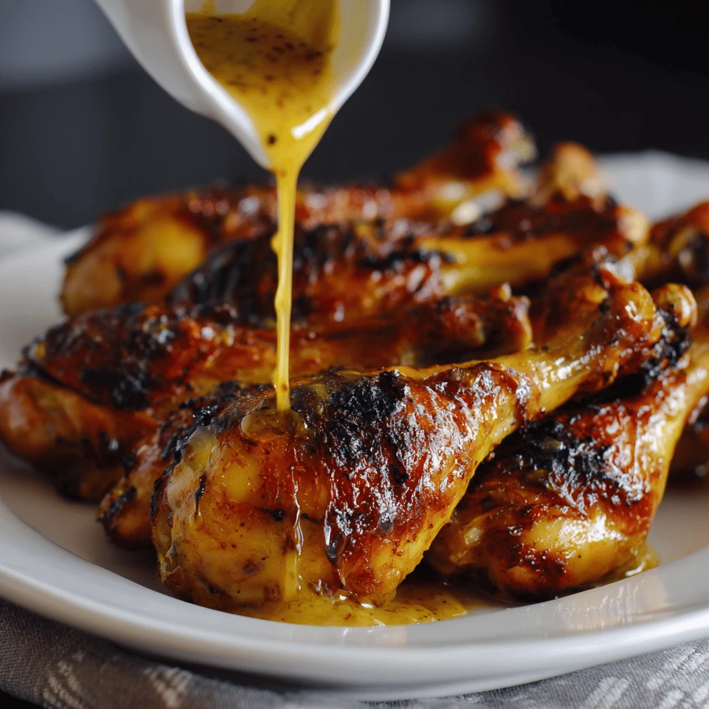 Honey Mustard Turkey Drumsticks for Thanksgiving – oliviadish.com